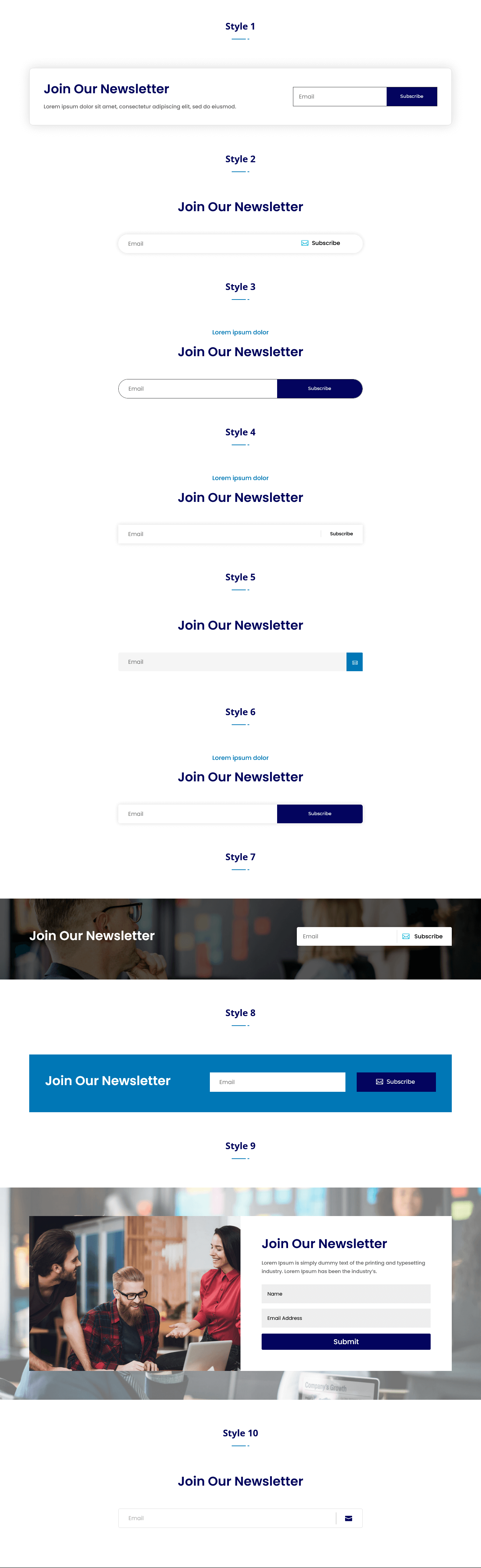 Newsletter Section Styles | Find Popular Divi Layouts ,Sections